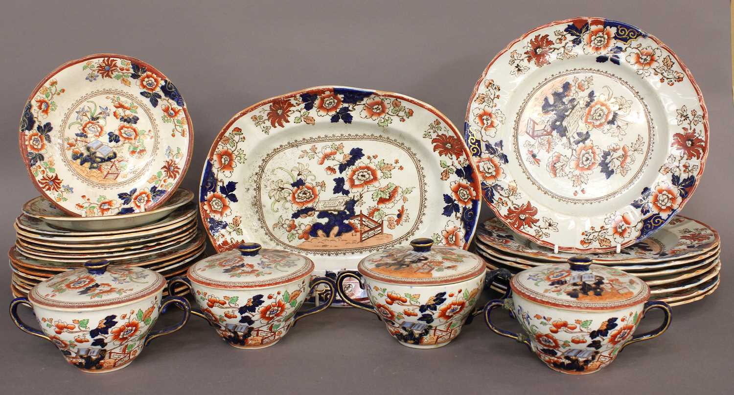 Lot 145 - A Masons Ironstone China Part Dinner Service,