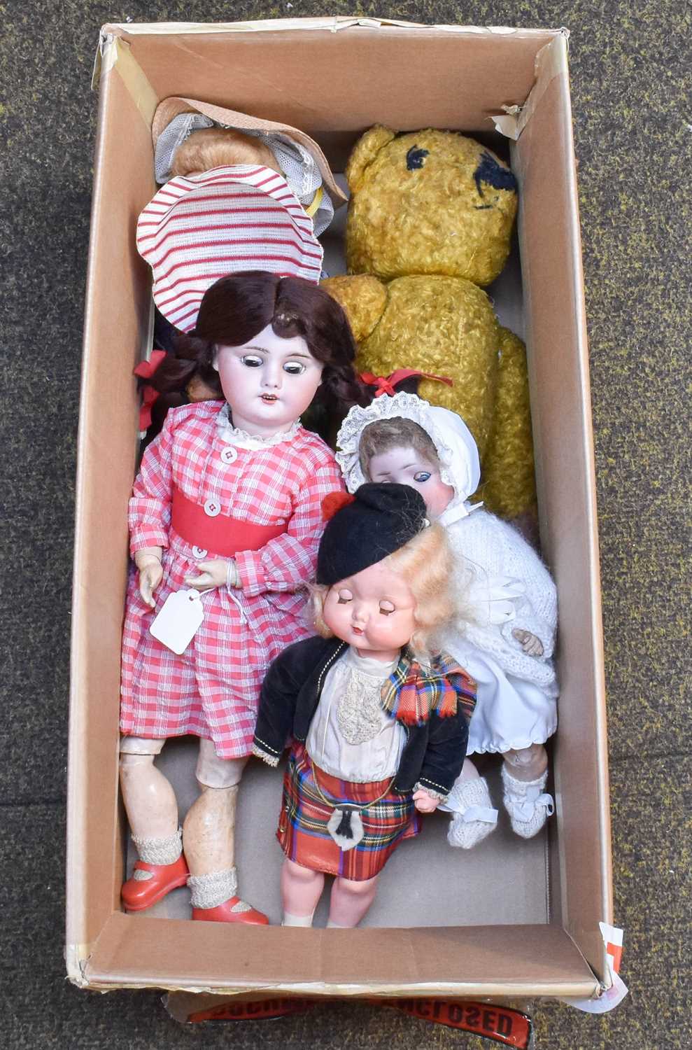 Lot 297 - SFBJ 60 Bisque Socket Head Doll, with