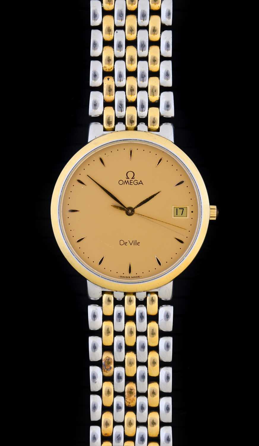 Lot 2435 - Omega: A Bi-Metal Calendar Centre Seconds