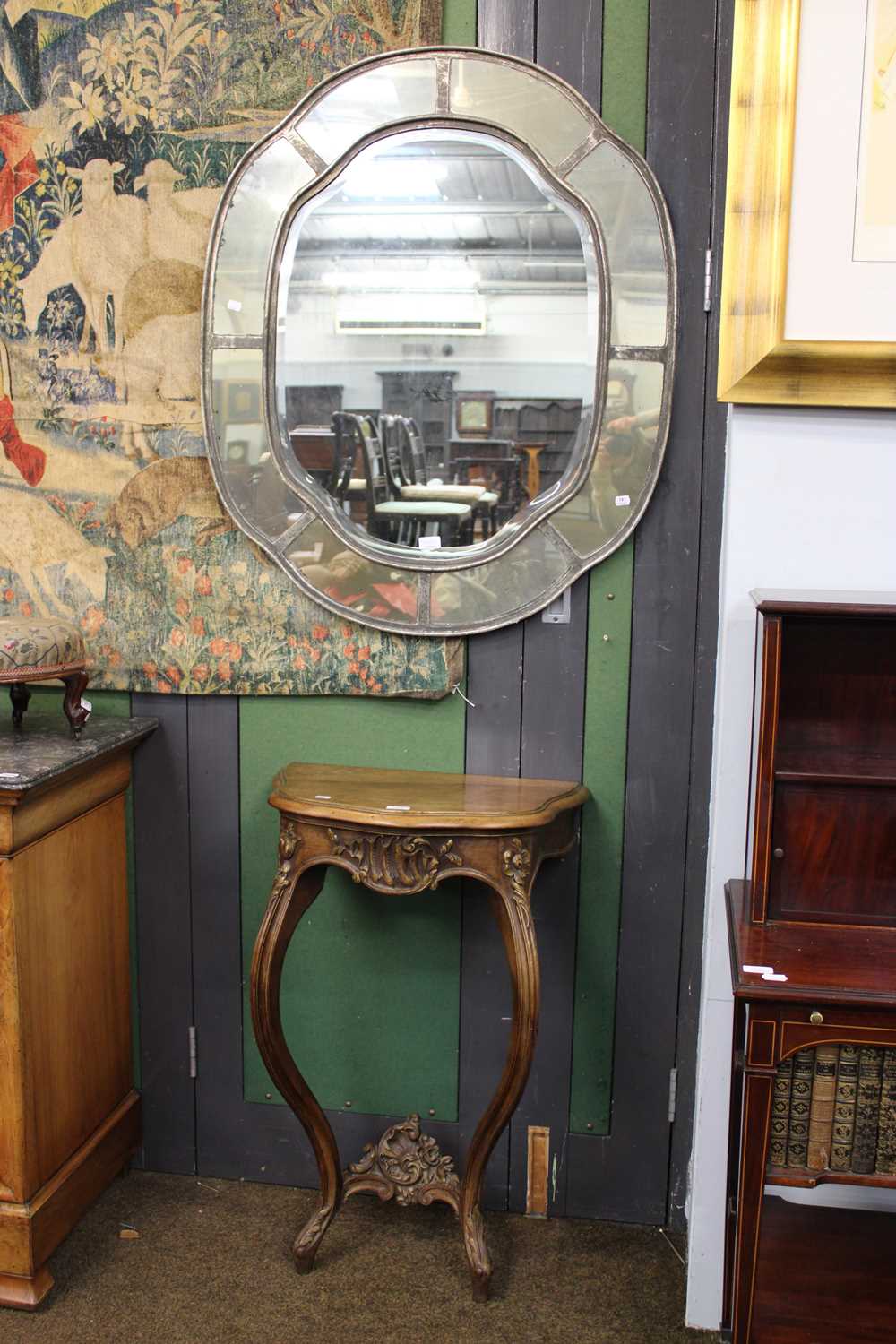 Lot 1456 - A French Reproduction Console Table,