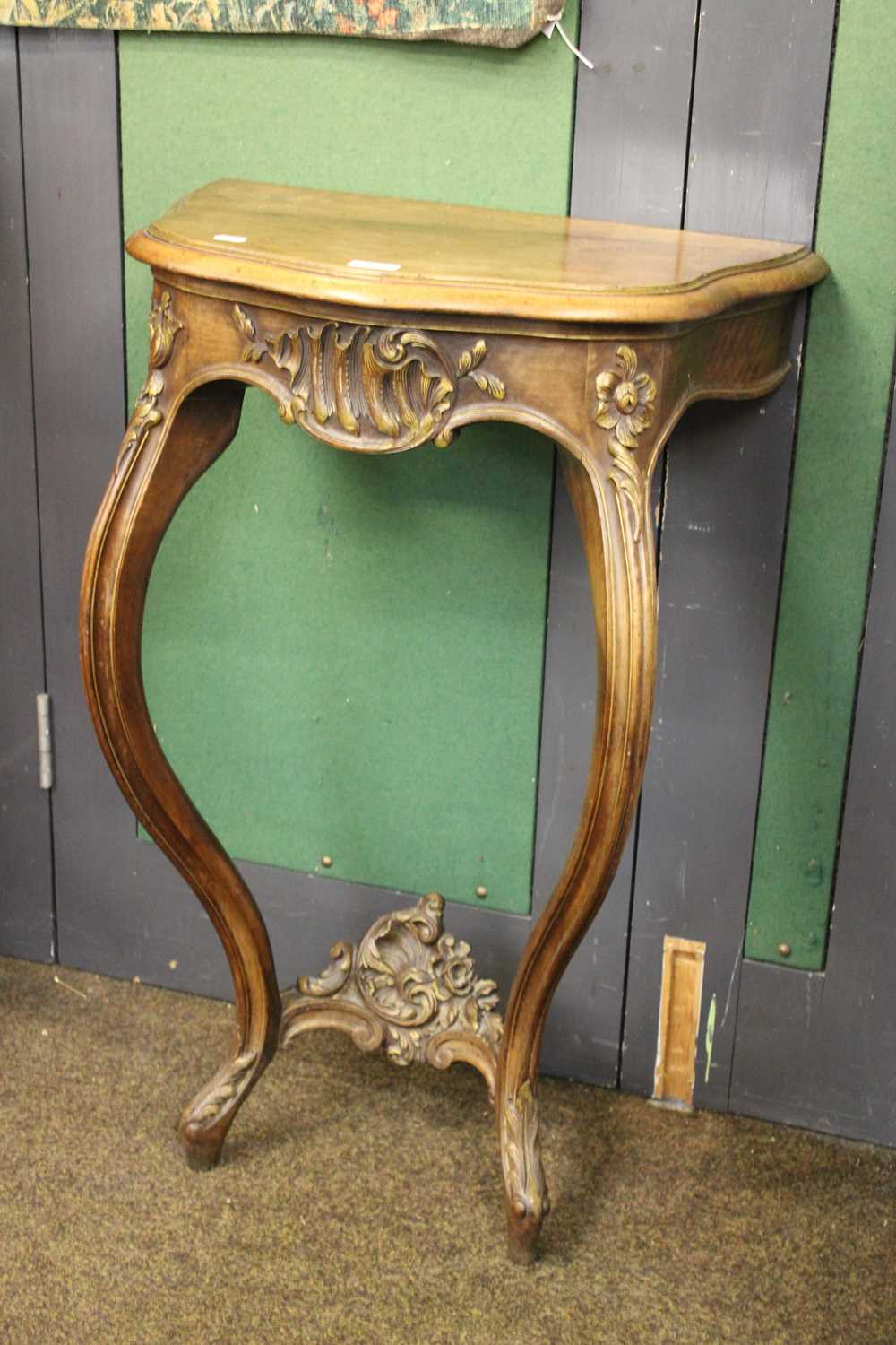 Lot 1456 - A French Reproduction Console Table,