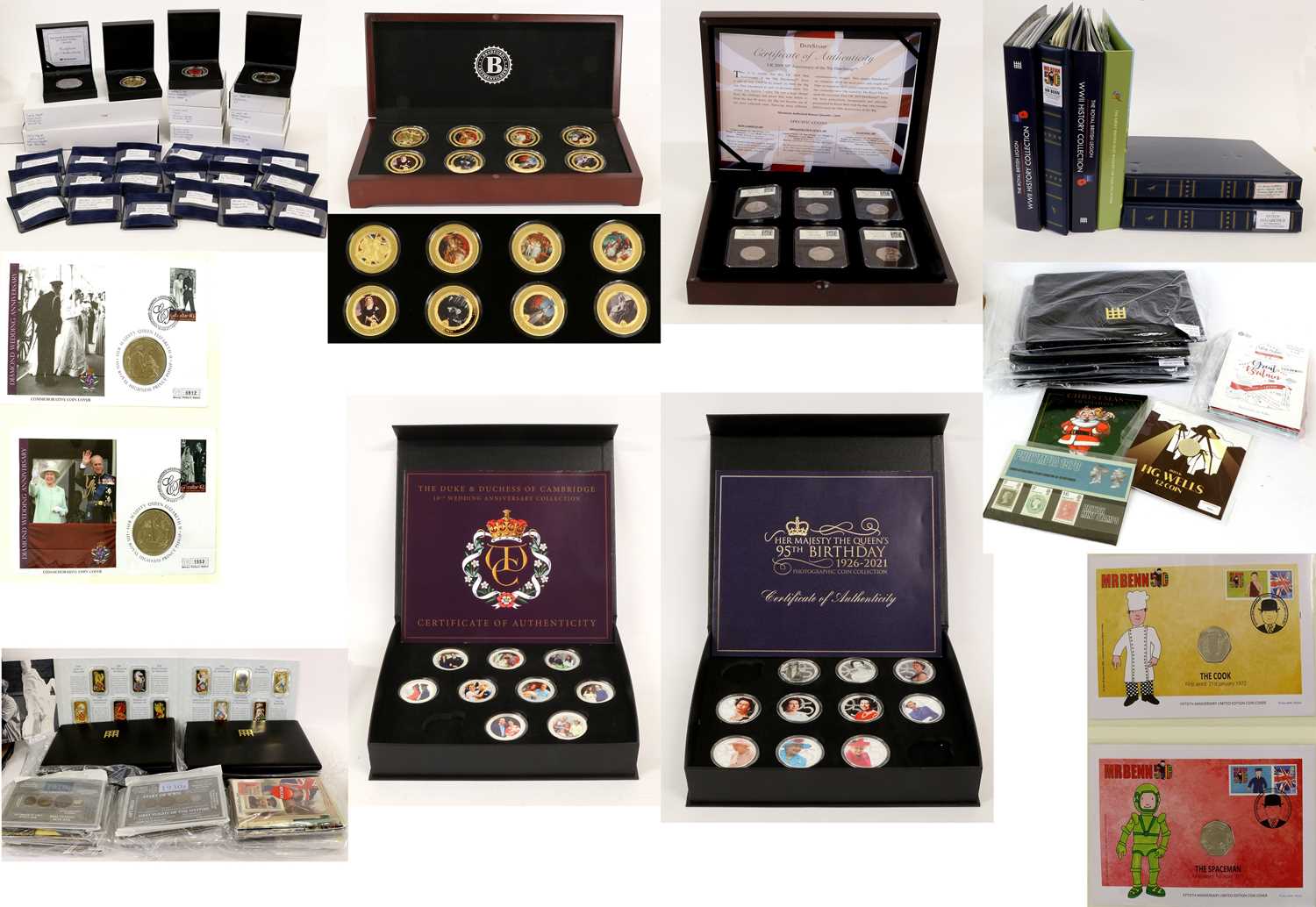 Lot 498 - Commemorative Coins and Medallic Sets, 2 x