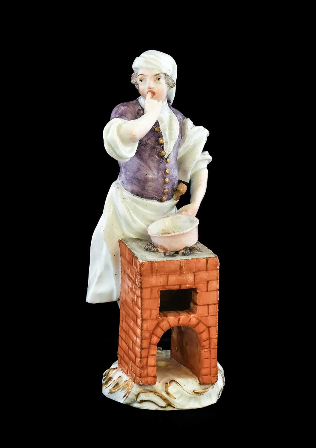 Lot 107 - A Meissen Porcelain Cris de Paris Figure of