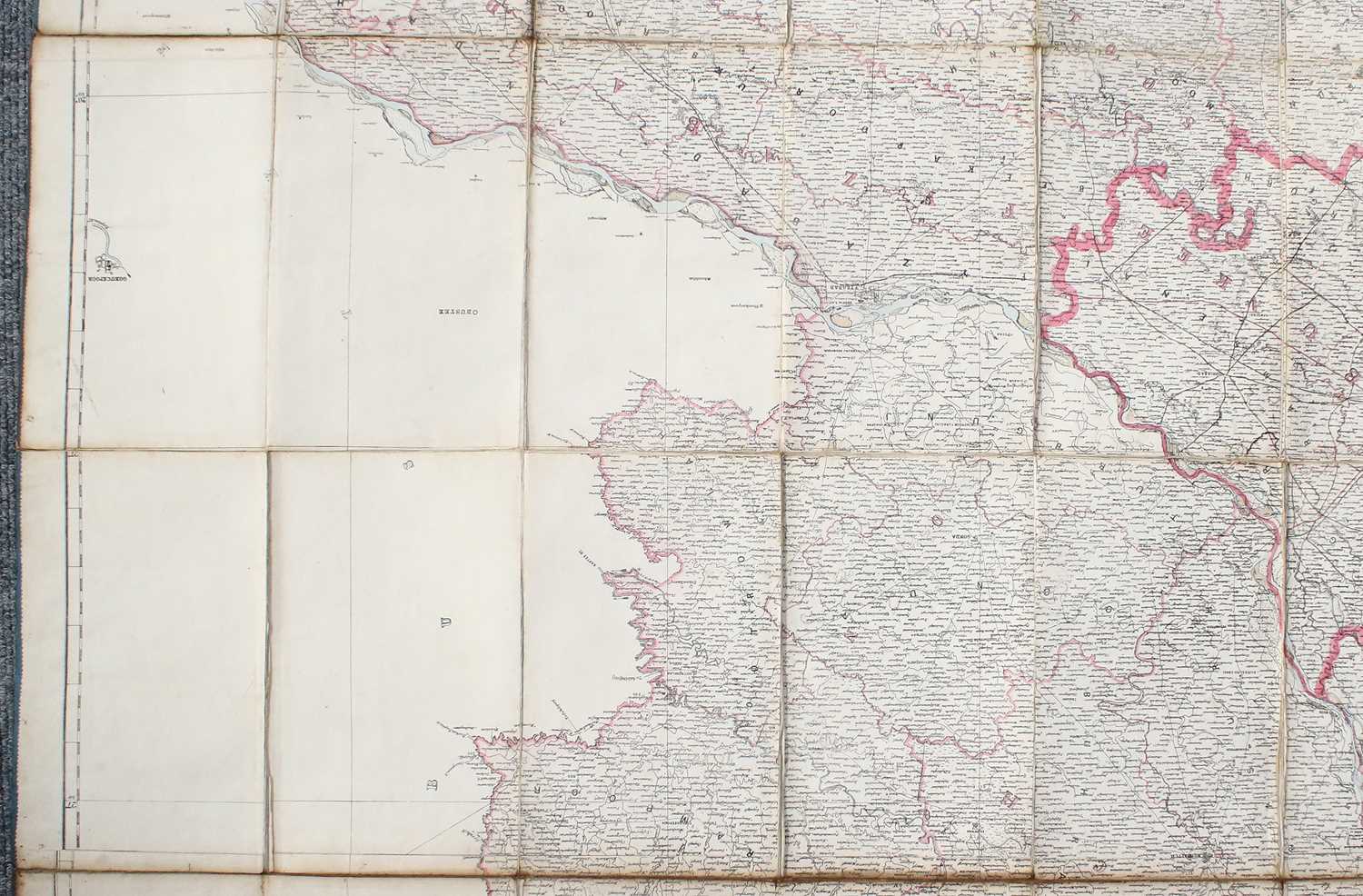 Lot 56 - India Preliminary Map of Oudh, Compiled from