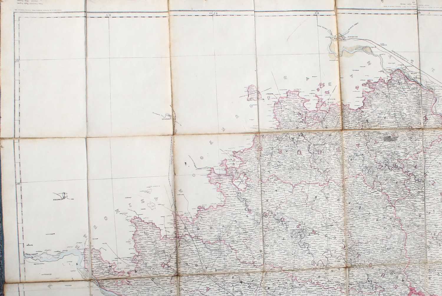 Lot 56 - India Preliminary Map of Oudh, Compiled from