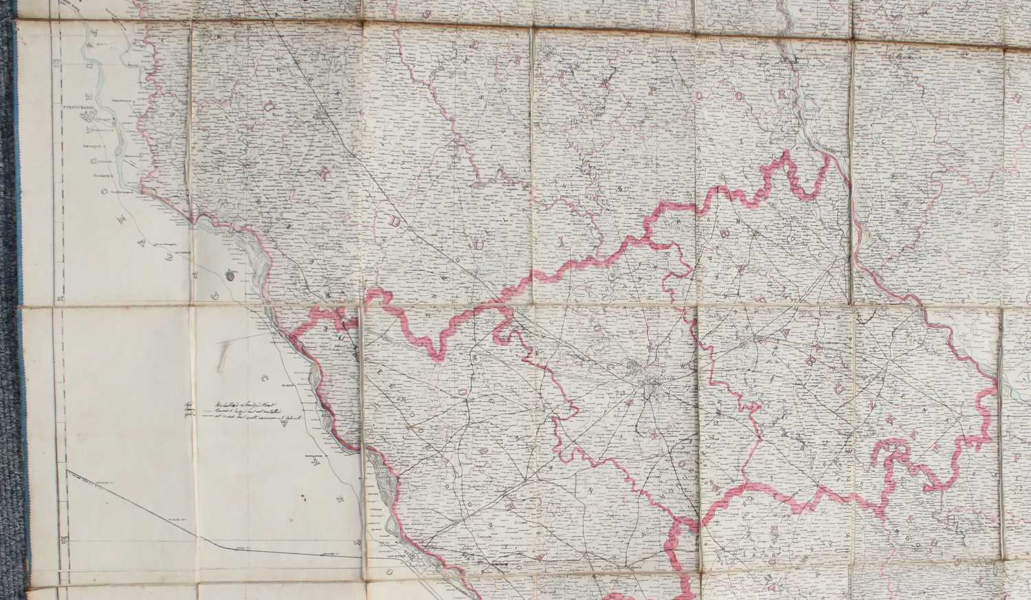 Lot 56 - India Preliminary Map of Oudh, Compiled from