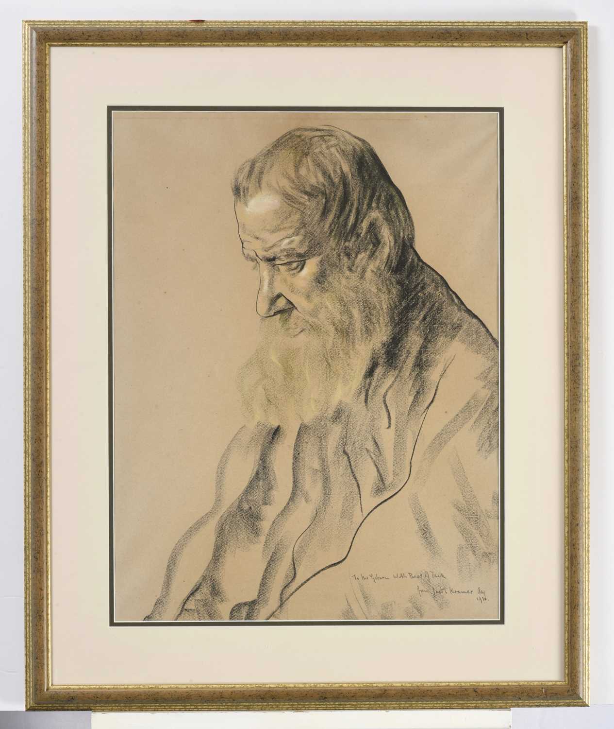 Lot 21 - Jacob Kramer (1892-1962) “The Rabbi” Signed