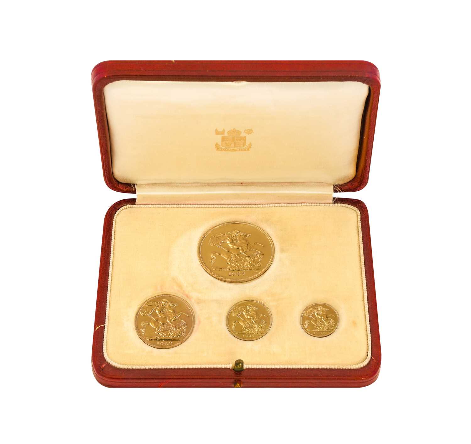 Lot 182 - George VI, 'Coronation' Gold Proof Set 1937,