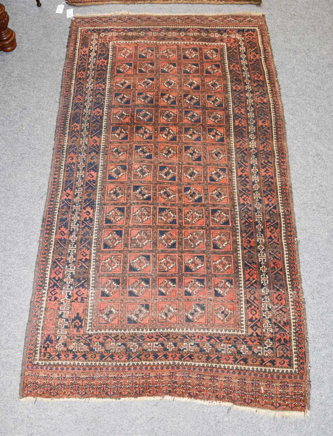 Lot 1114 - A Khamseh Rug, the Herati field enclosed by