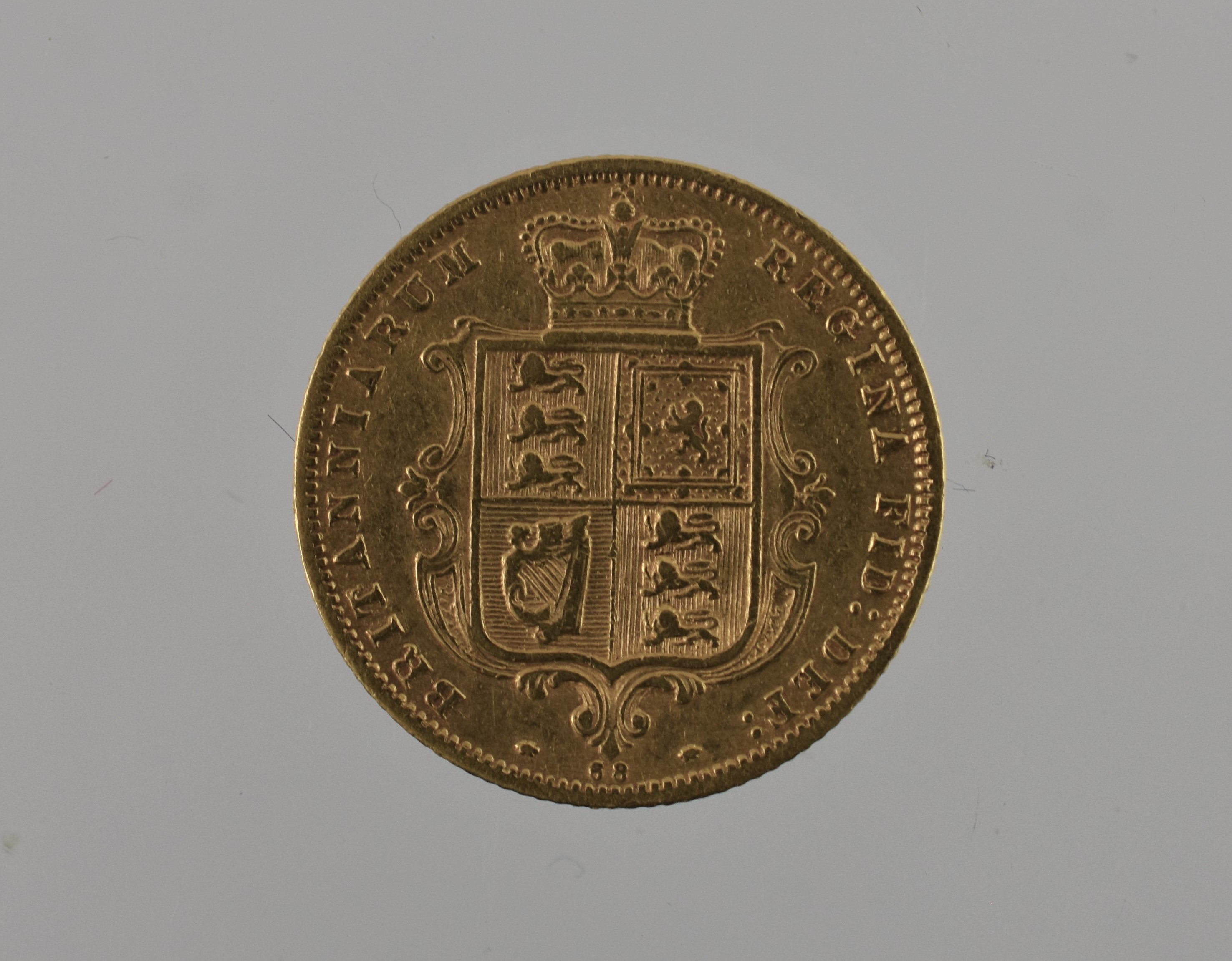 Lot 262 - Victoria, Half Sovereign 1878, obv. young