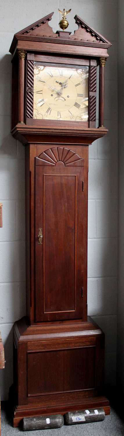 Lot 1214 - An Eight Day Painted Dial Longcase Clock,