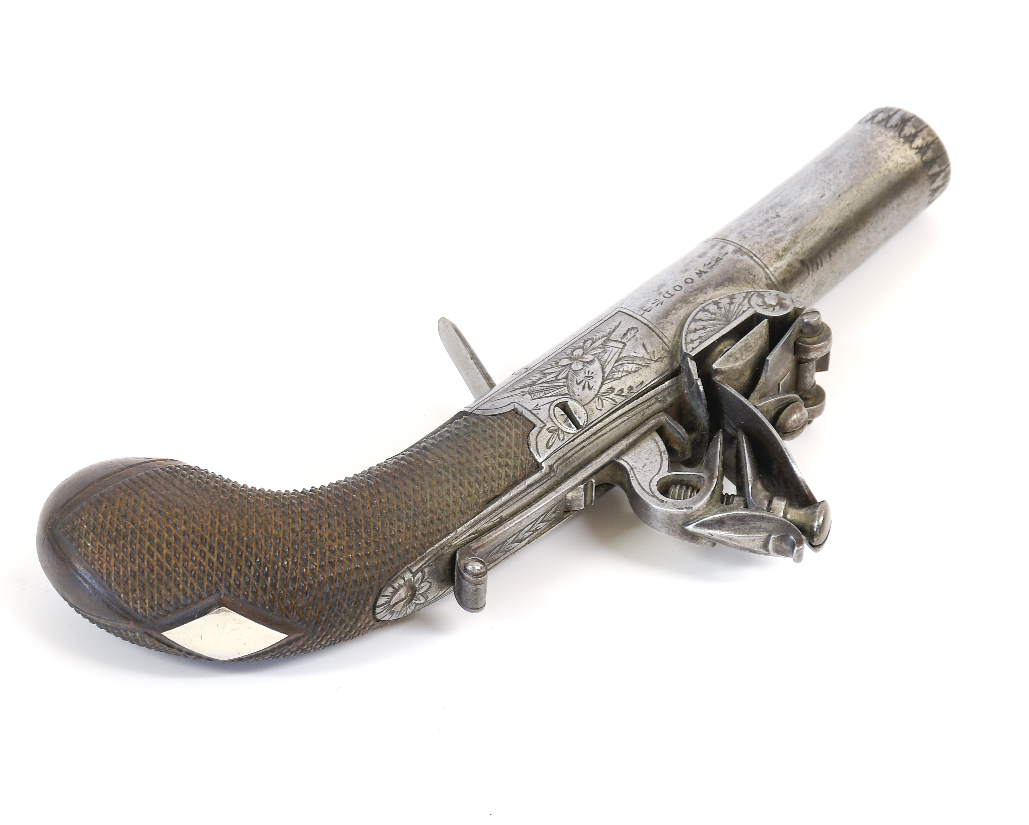 Lot 282 - An Early 19th Century Flintlock Pocket