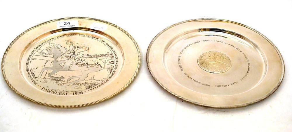 Lot 24 - A silver limited edition plate designed by