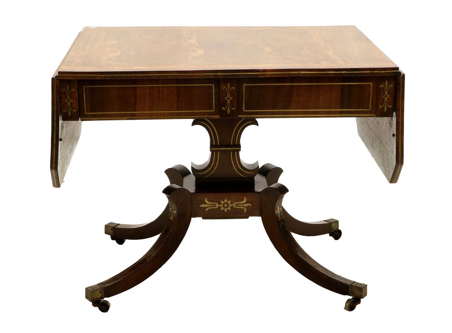 Lot 260 - A Regency Rosewood, Tulipwood-Crossbanded