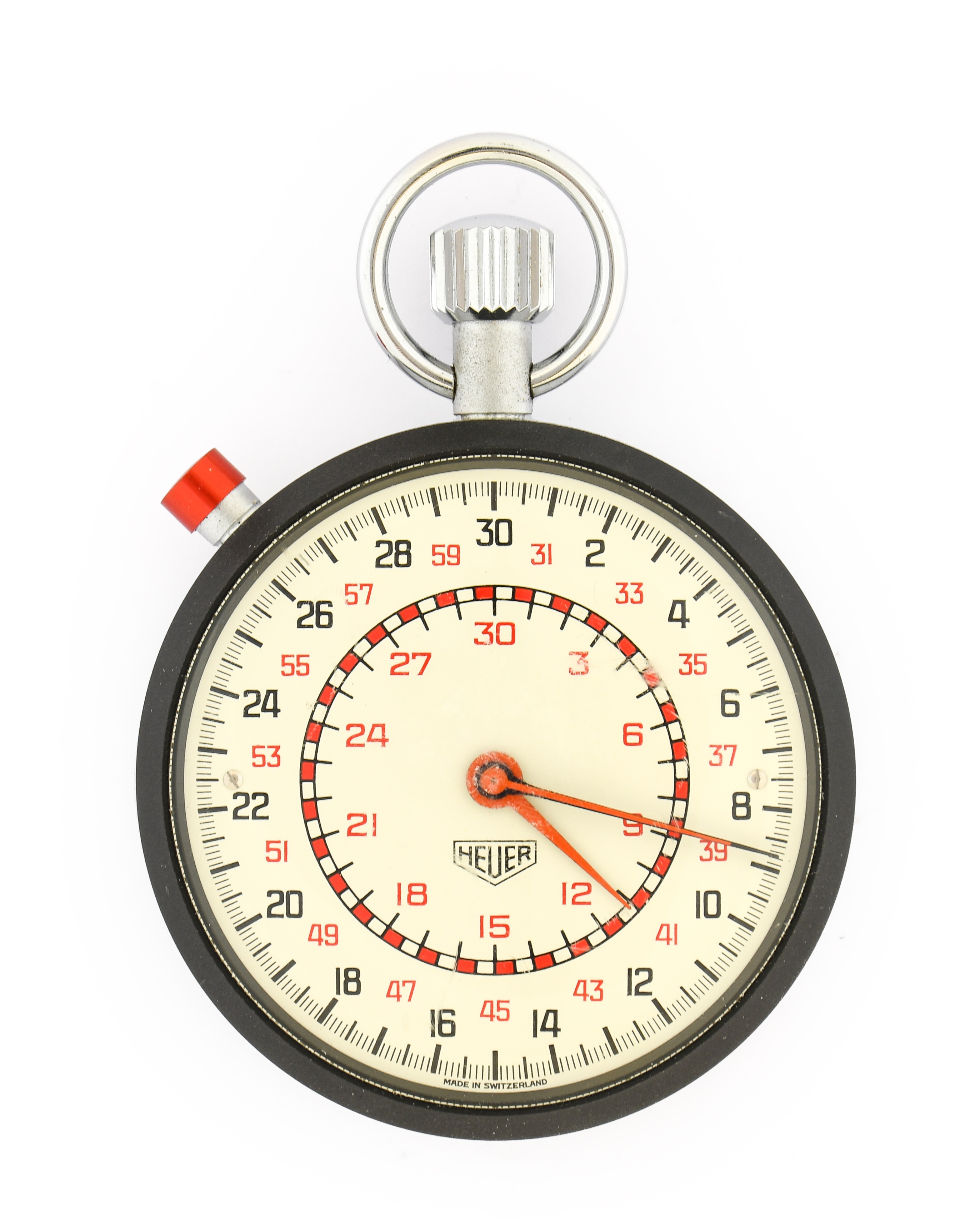 Lot 2439 - Heuer: Five Heuer Split Seconds Stopwatches,