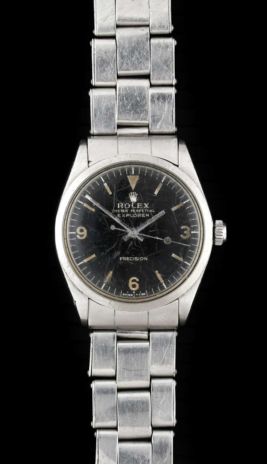 Lot 2280 - Rolex: A Stainless Steel Automatic Centre