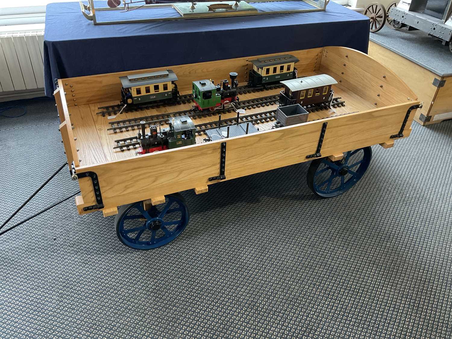 Lot 721 - Steam Traction World Kit Built 1:8 Scale