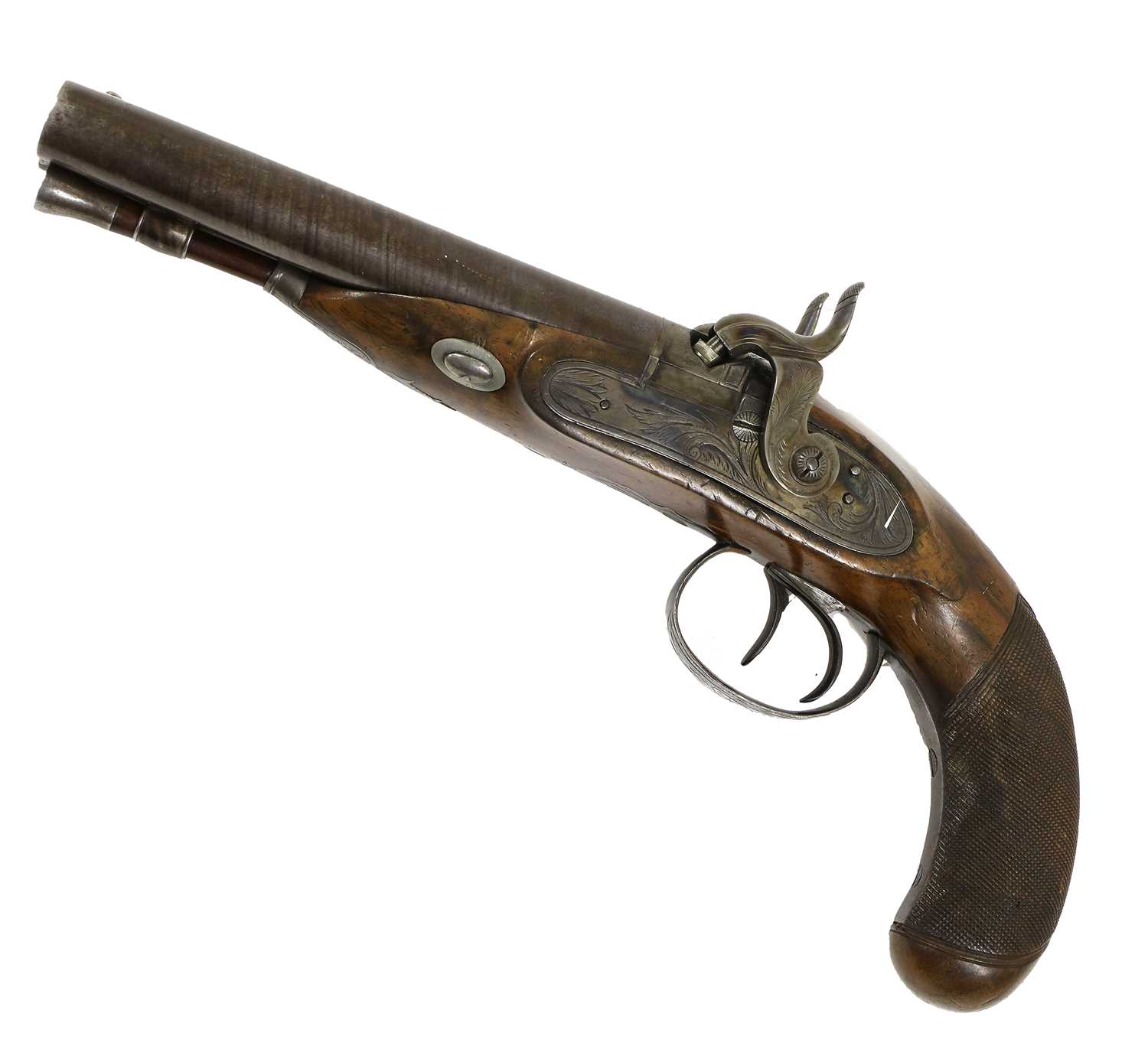 Lot 276 - A 19th Century 16 Bore Side by Side Double