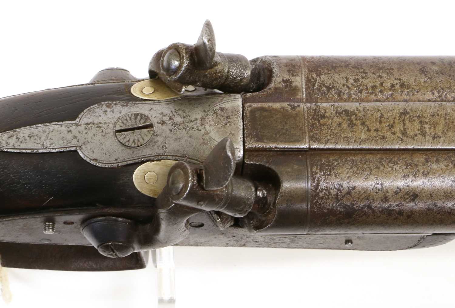 Lot 236 - A Rare 19th Century 12 Bore Side by Side