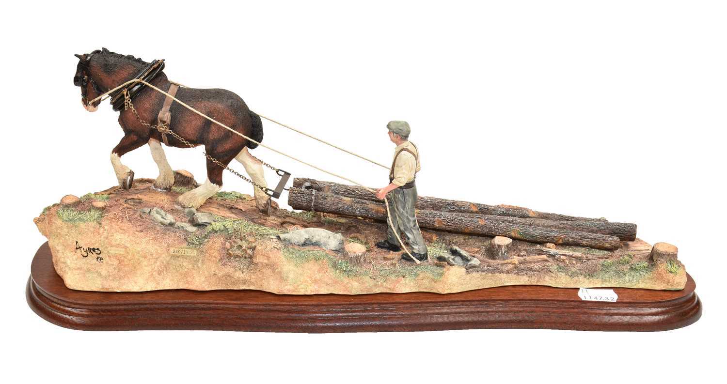 Lot 40 - Border Fine Arts 'Logging', model No. B0700