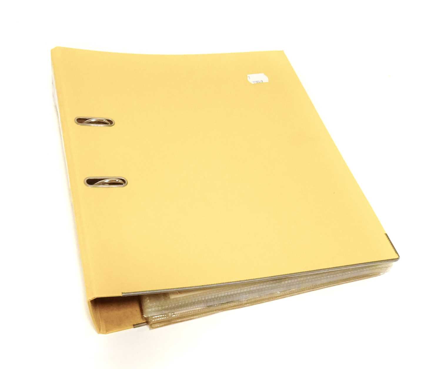 Lot 267 - A Yellow Binder Holding a Selection of