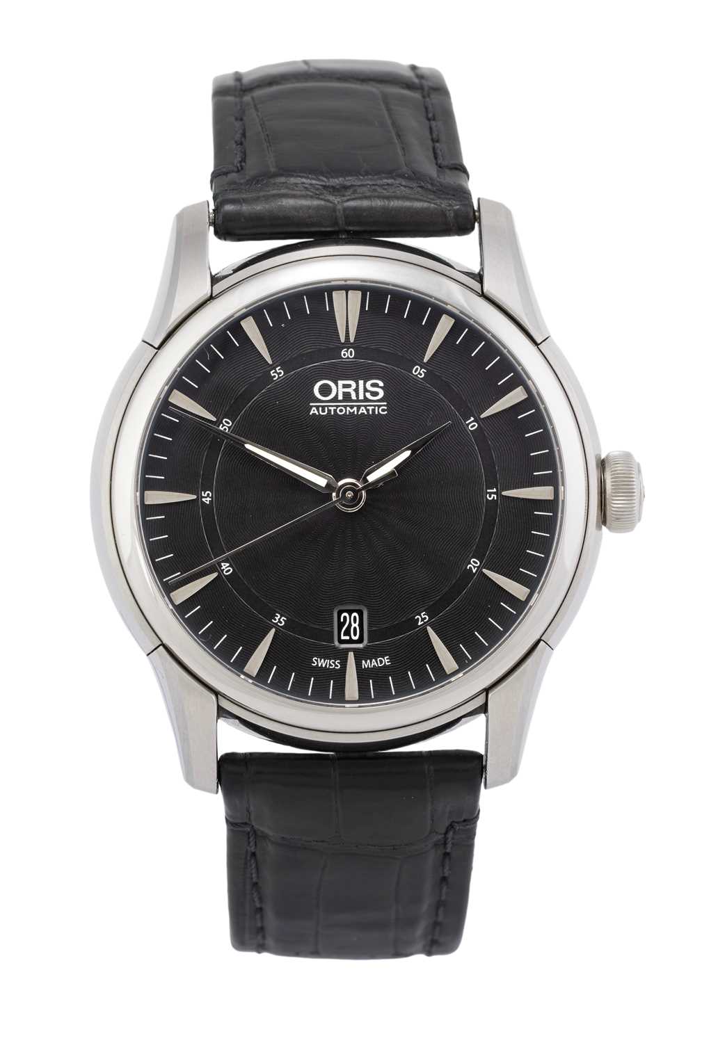 Lot 2381 - Oris: A Stainless Steel Automatic Calendar