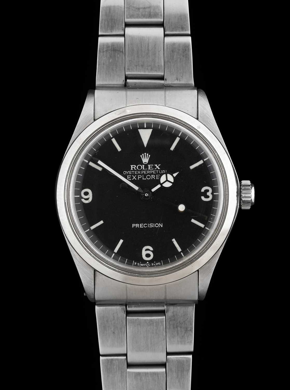 Lot 2145 - Rolex: A Stainless Steel Automatic Centre