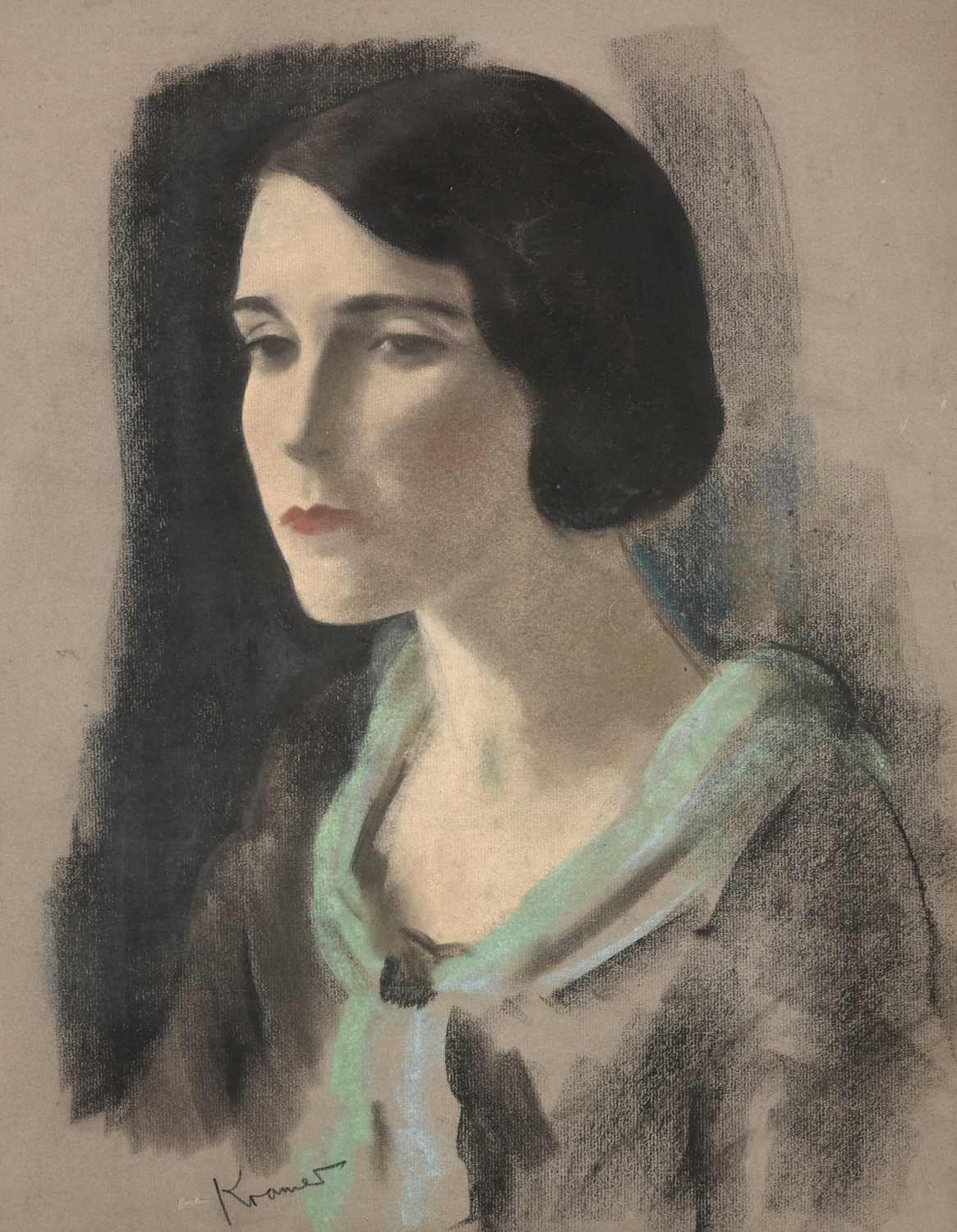 Lot 106 - Jacob Kramer (1892-1962) Portrait of an