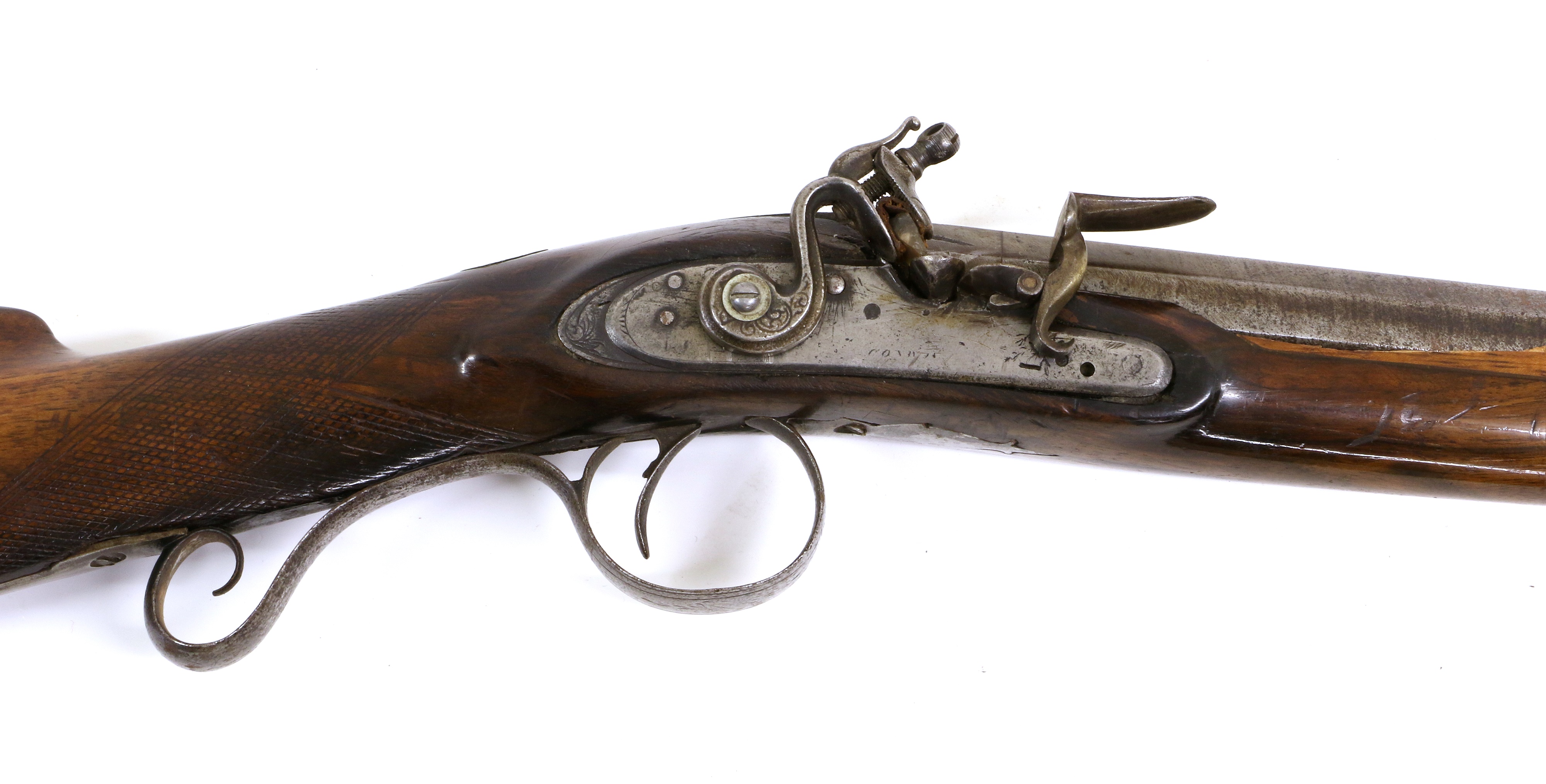 Lot 247 - An Early 19th Century Flintlock 14 Bore
