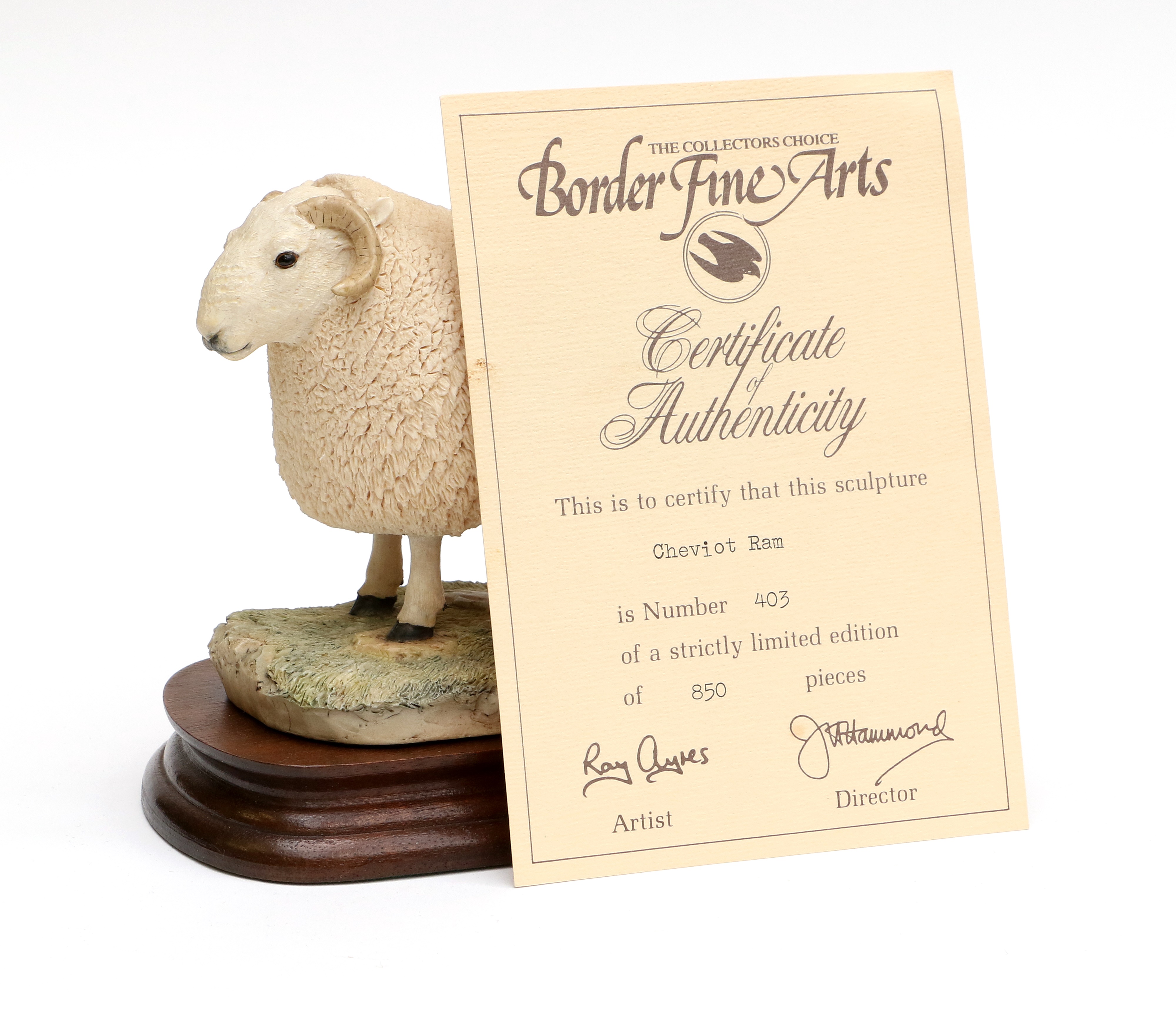 Lot 71 - Border Fine Arts 'Cheviot Ram', model No. L39
