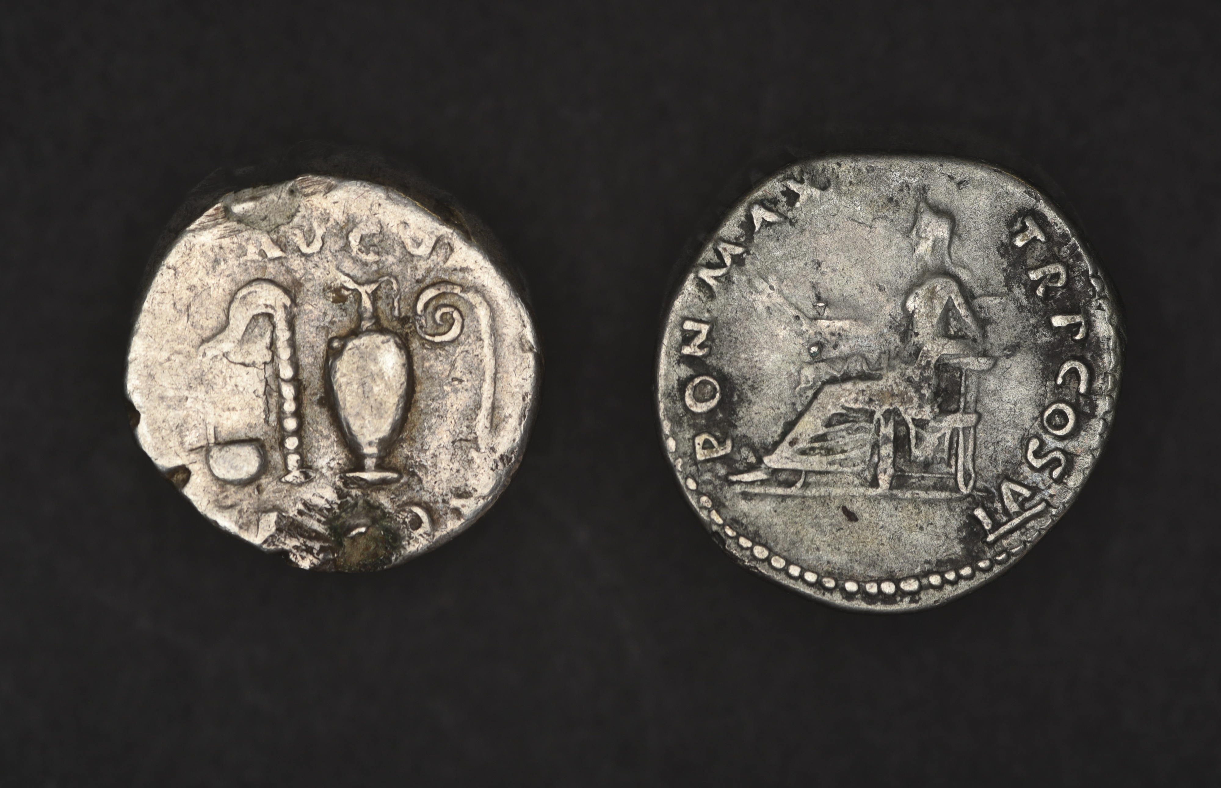 Lot 15 - 2 x Roman, Vespasian Denarii, comprising: