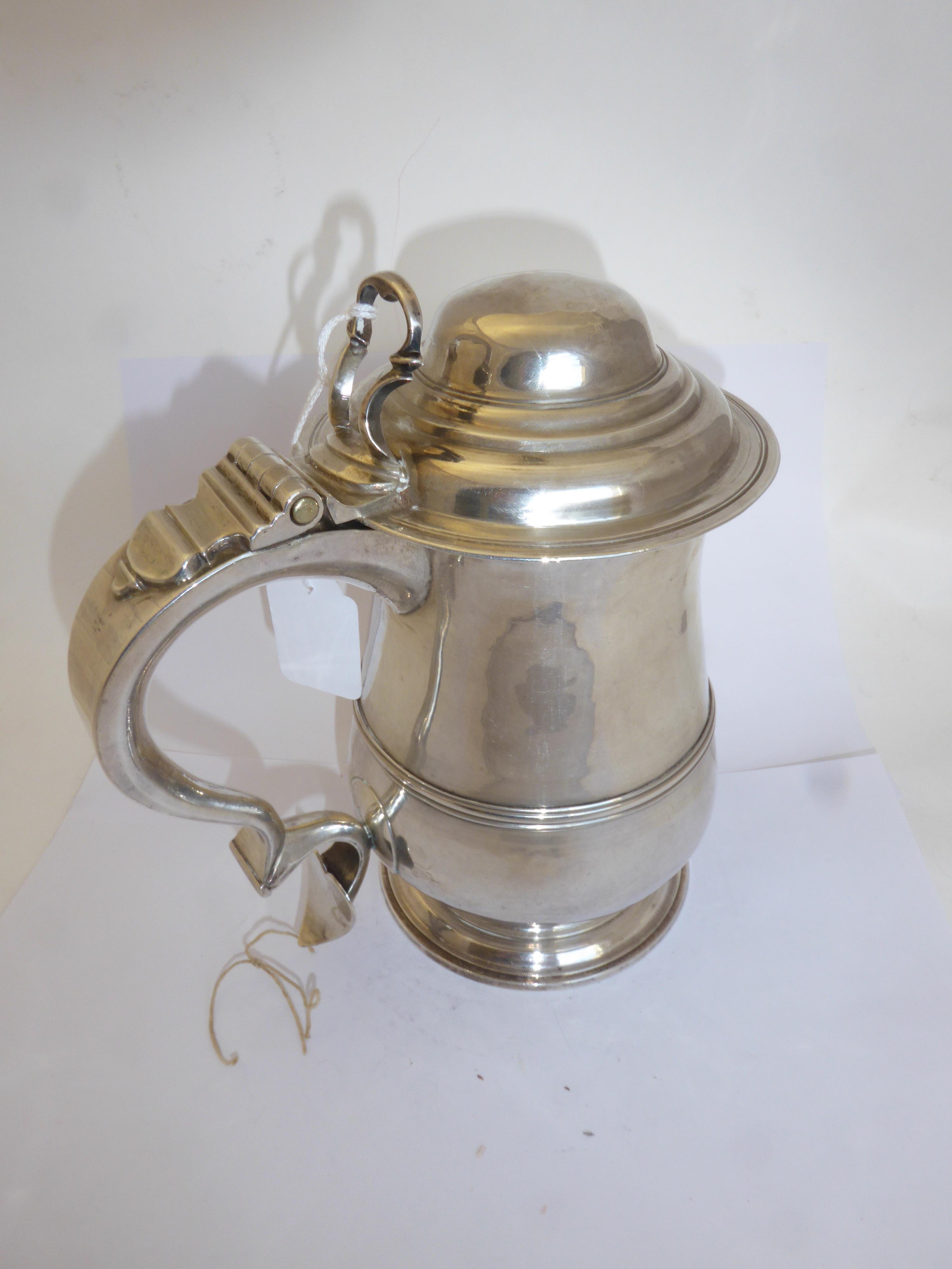 Lot 2201 - A George III Silver Tankard,