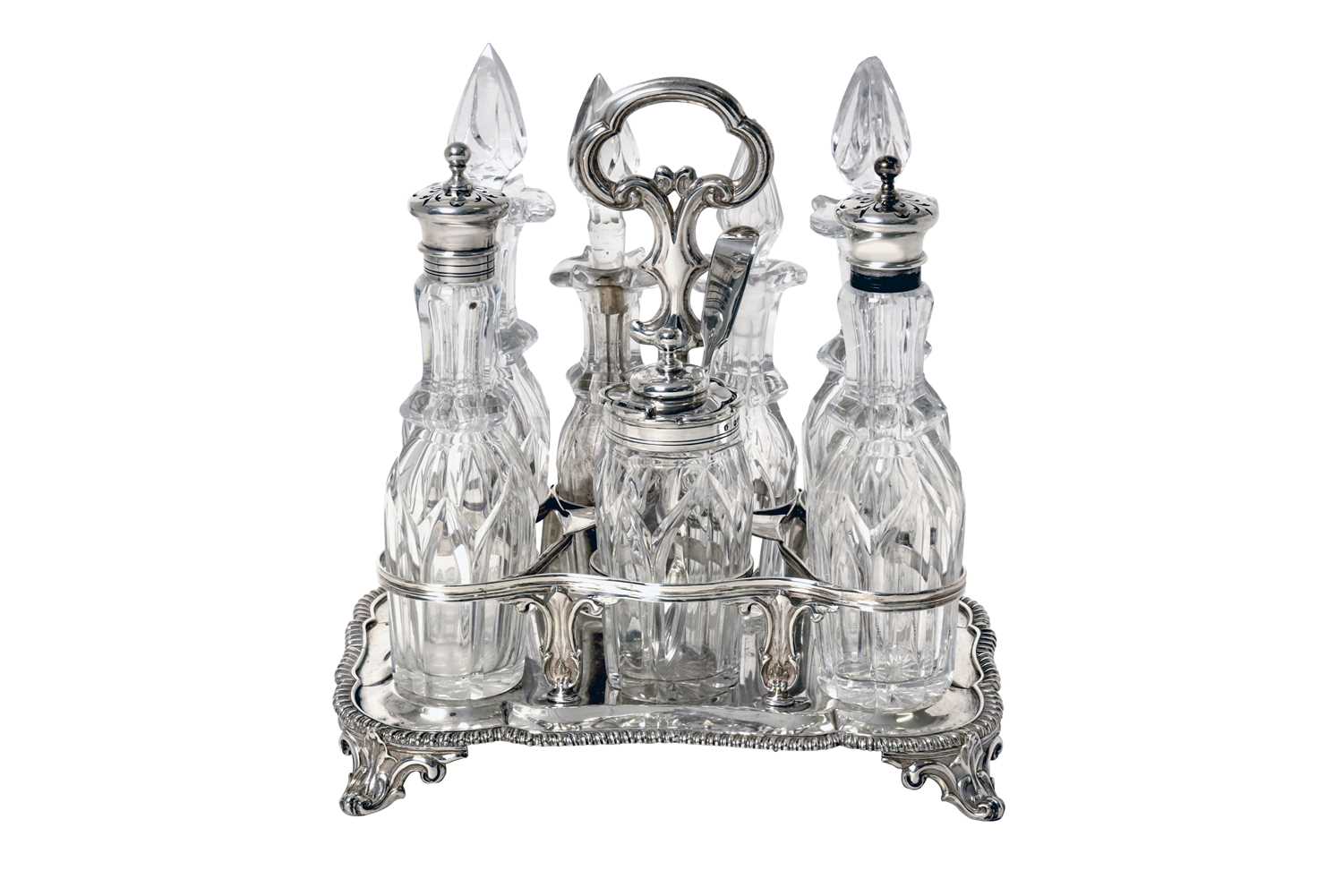 Lot 2275 - A Victorian Silver Condiment-Set,
