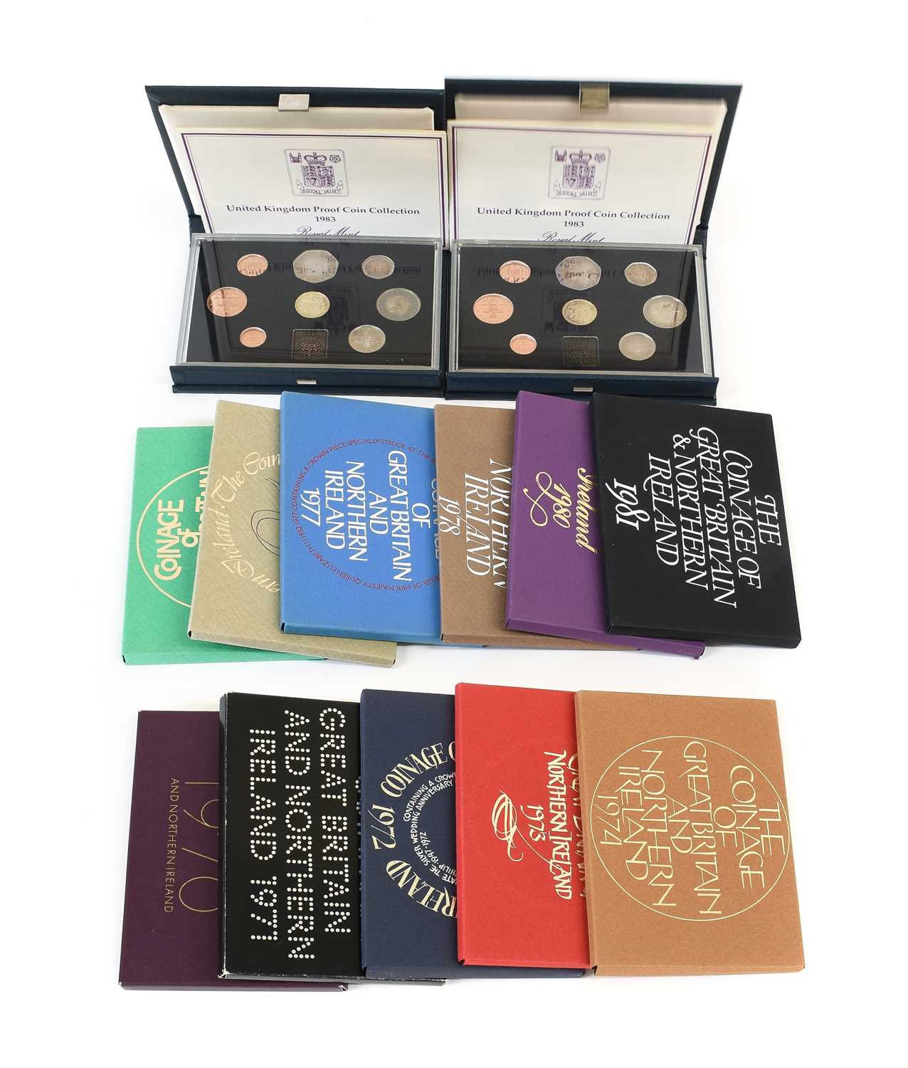Lot 329 - 20 x UK Proof Sets, comprising: 1970, 1971,