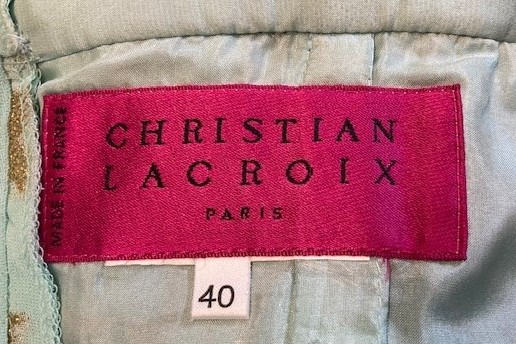 Lot 2071 - Circa 1990s Christian Lacroix Pale Blue