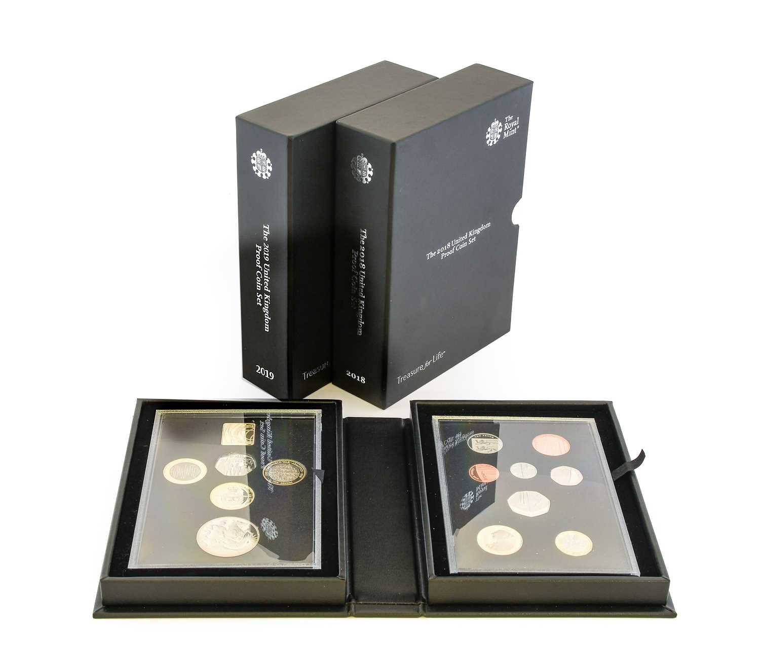 Lot 349 - 2 x UK 'Collector Edition' Proof Sets, to