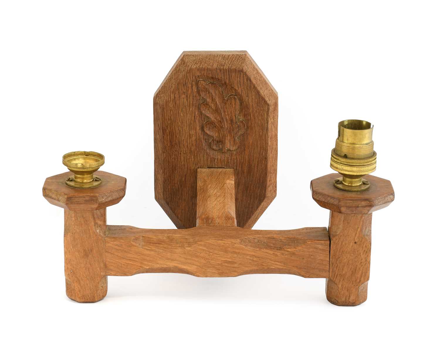 Lot 412 - Oak Leafman: Fred Suffield (Thirsk): A Pair