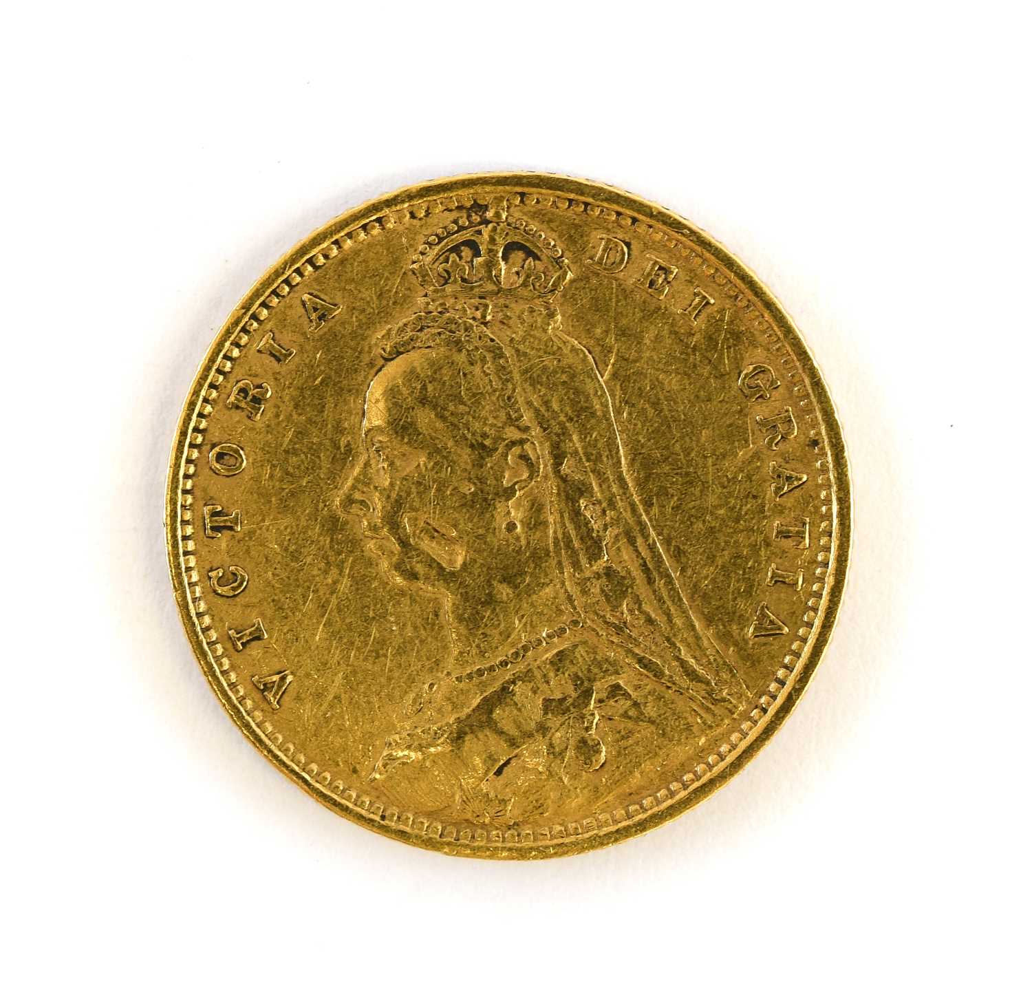 Lot 158 - Victoria, Half Sovereign 1892, obv. 'Jubilee'