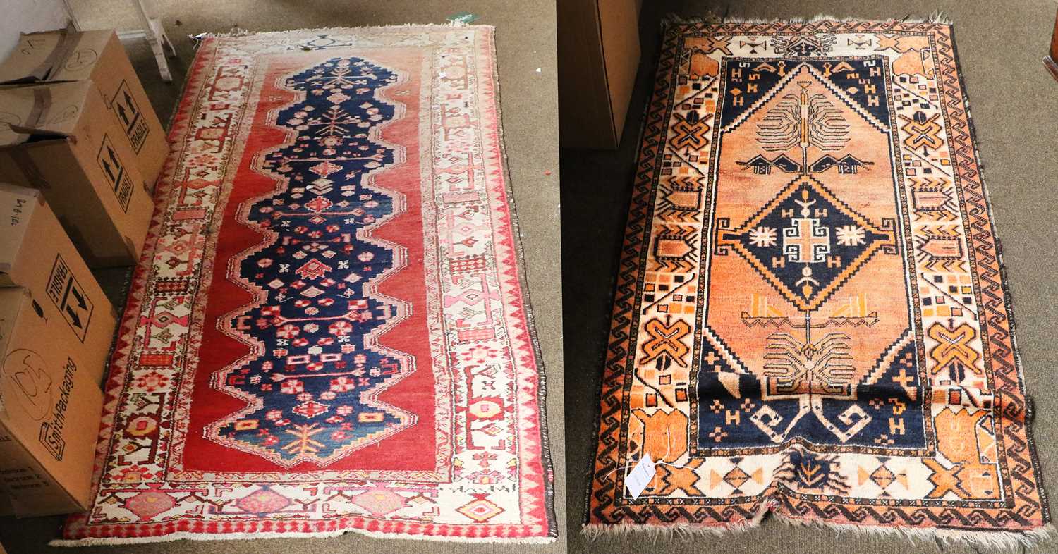 Lot 1027 - North West Persian Runner, the faded