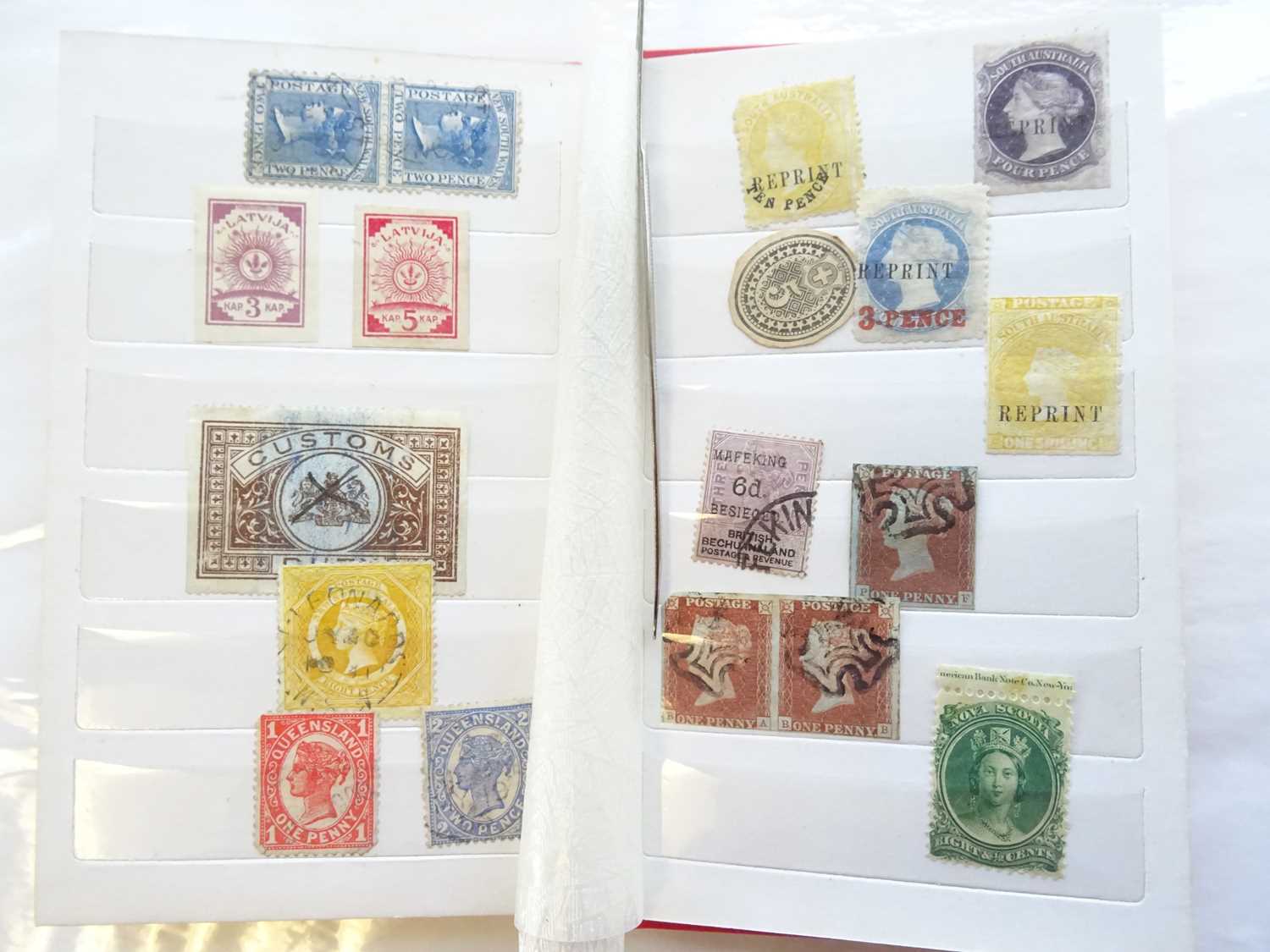 Lot 337 - Stamp Collection in two pocket stockbooks,