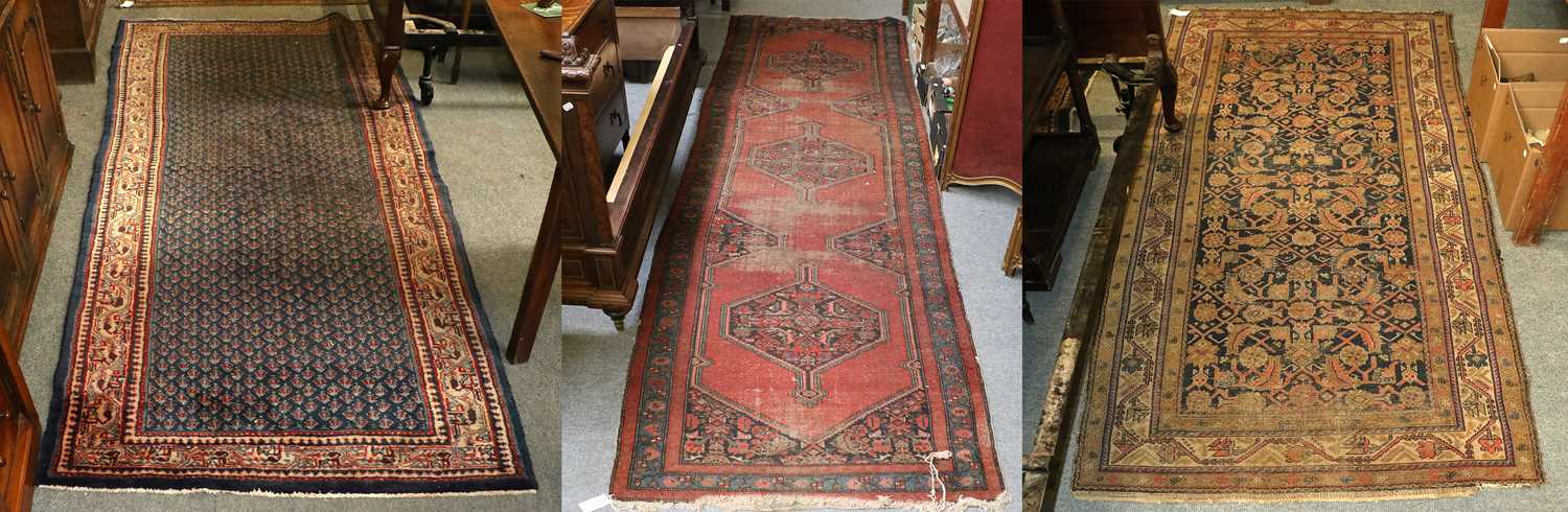 Lot 1093 - A Malayir Runner, the indigo herati field