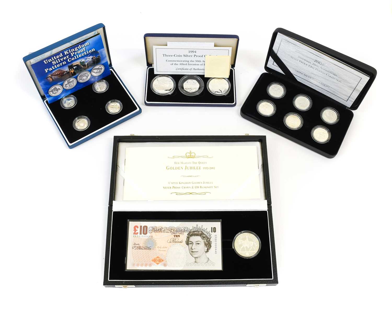 Lot 366 - Collection of UK Silver Proof Sets,