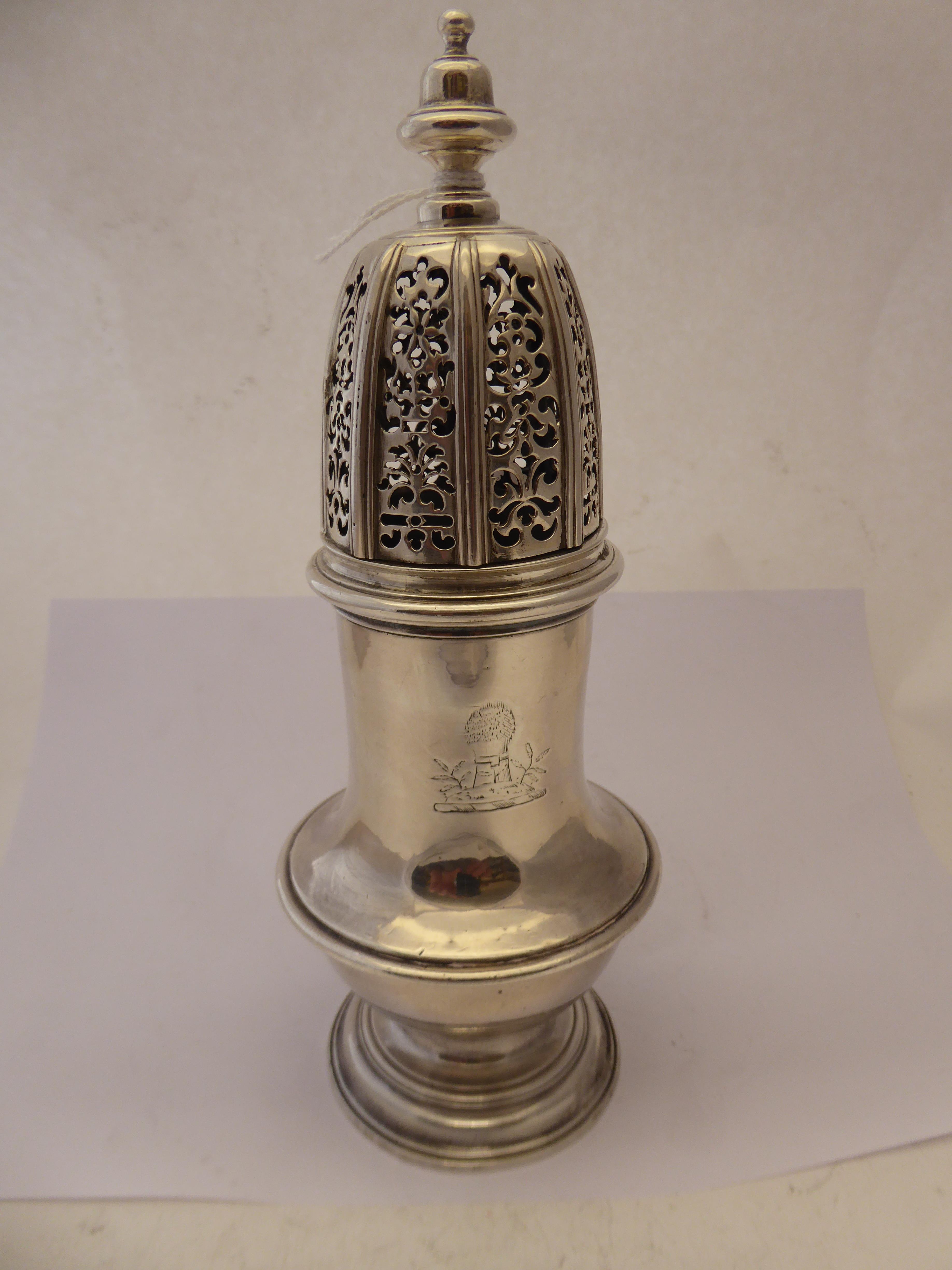 Lot 2203 - A Silver Caster,