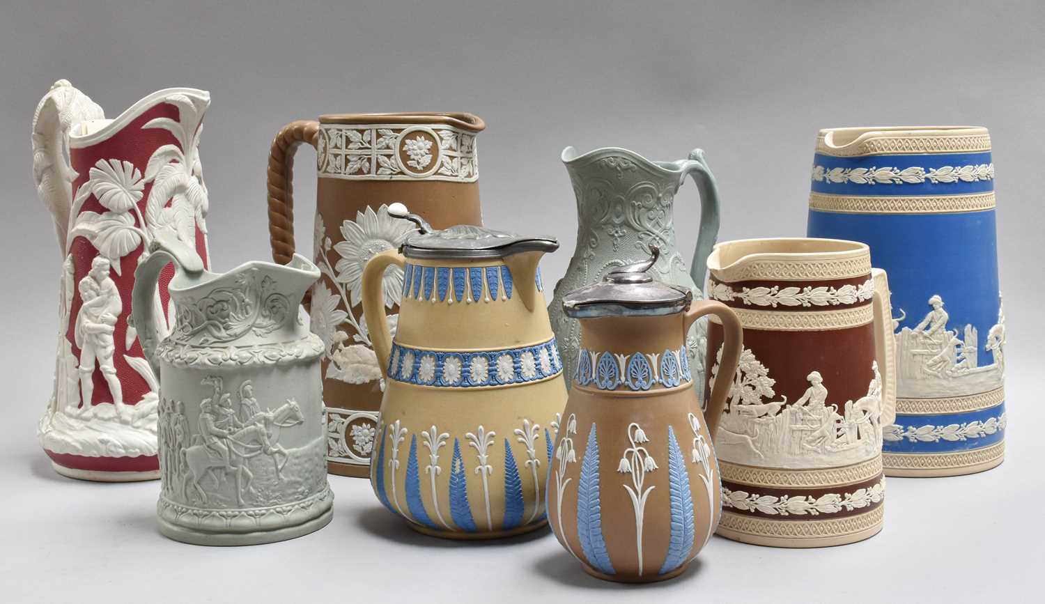 Lot 353 - A Quantity of Victorian Coloured Stoneware