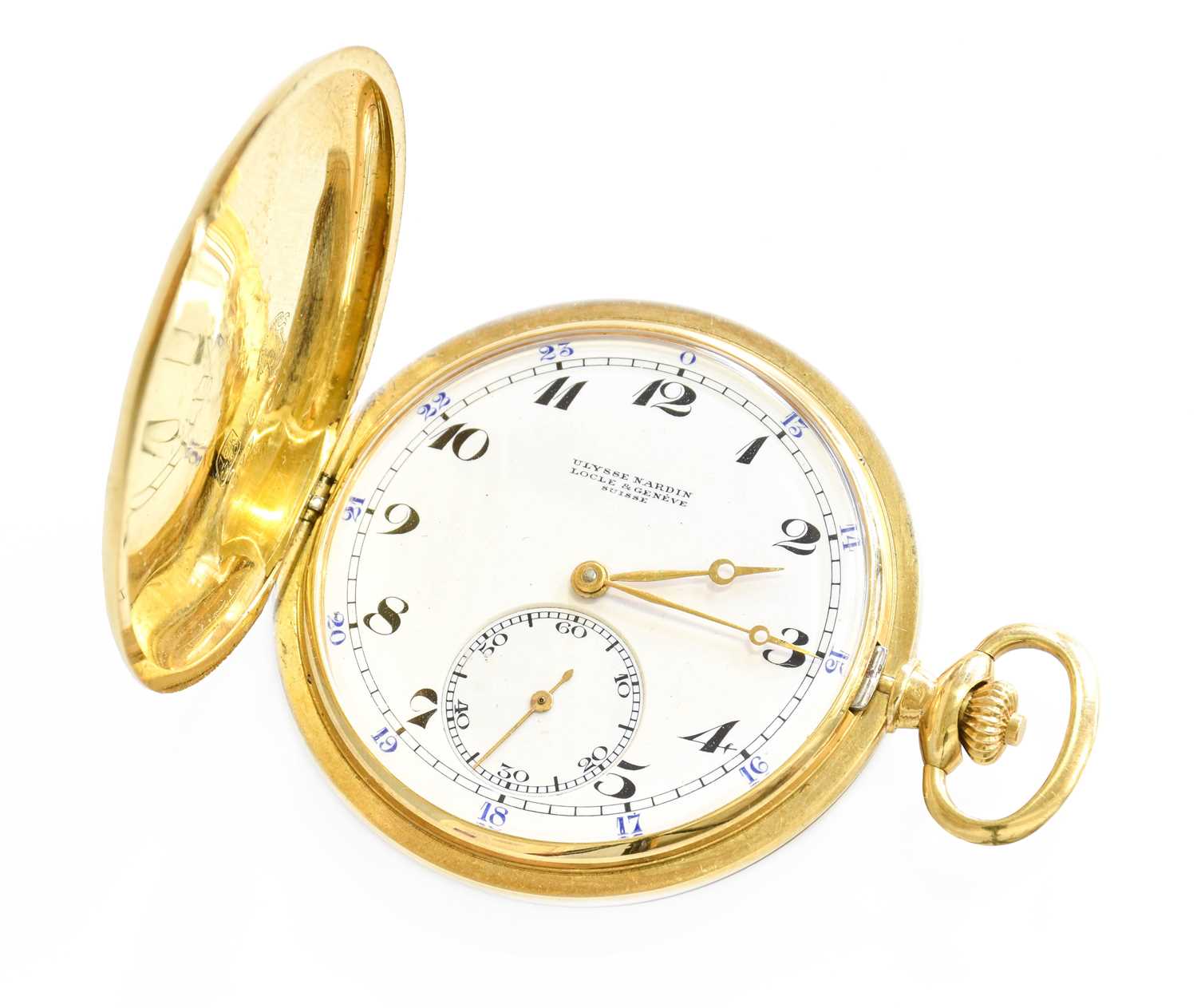 Lot 429 - An 18 Carat Gold Full Hunter Pocket Watch,