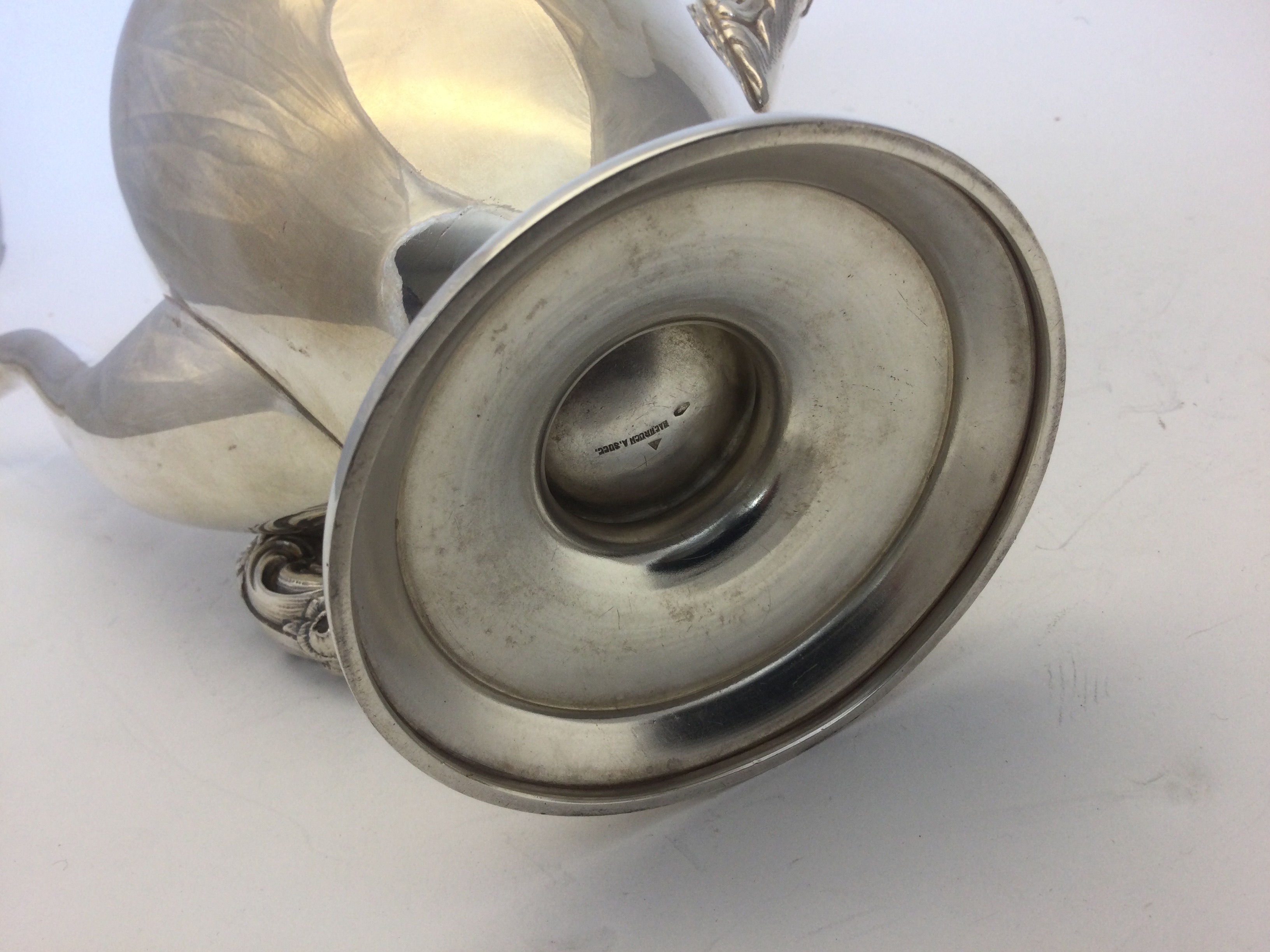 Lot 157 - A Six-Piece Austro-Hungarian Silver Tea and