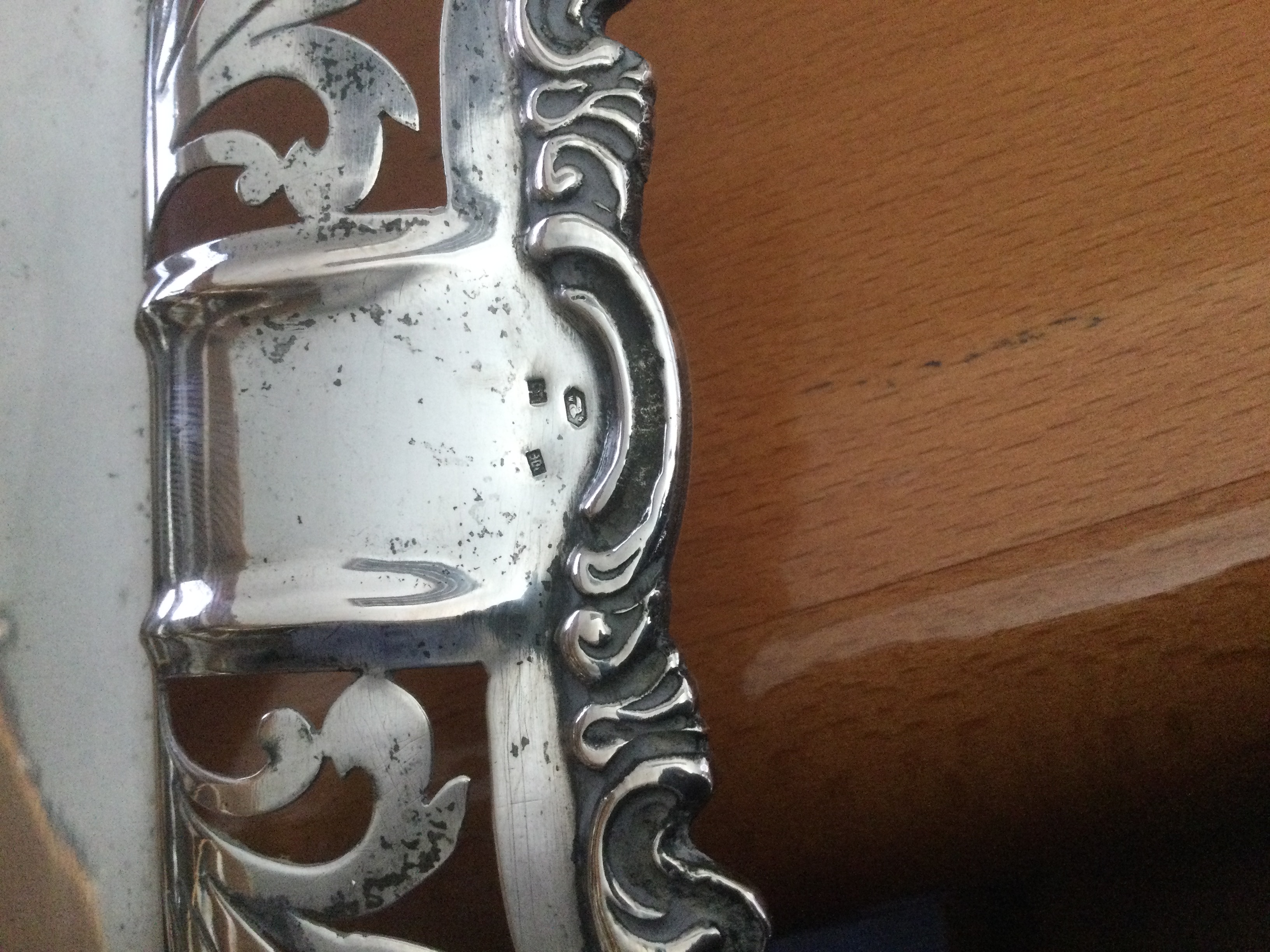 Lot 284 - An Austrian Silver Tray, Maker's Mark