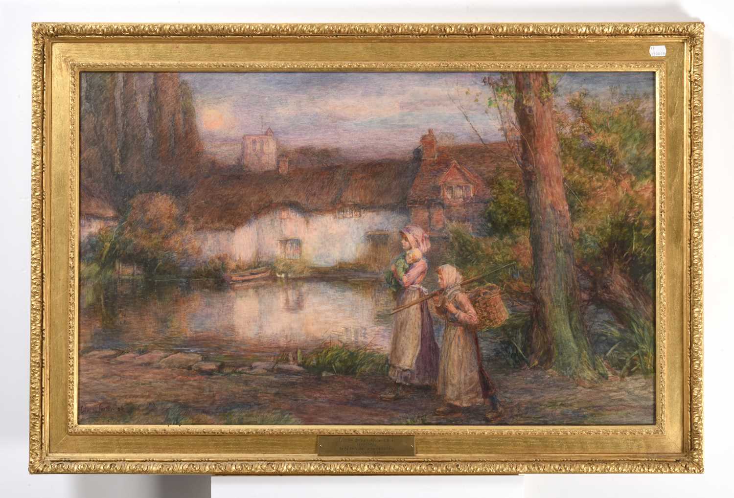 Lot 1009 - William Gilbert Foster RBA (1855-1905) “Be