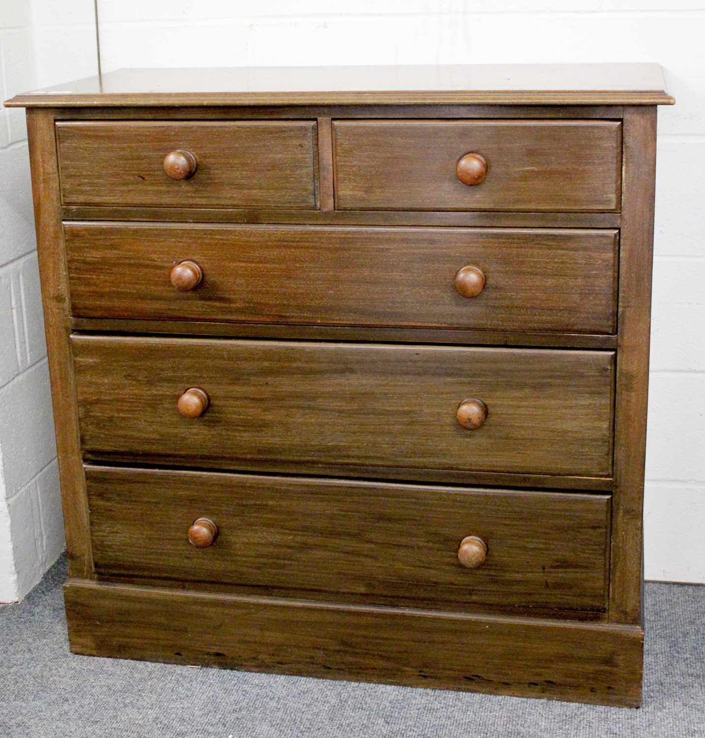 Lot 1466 - A Victorian Mahogany Four Height Chest of