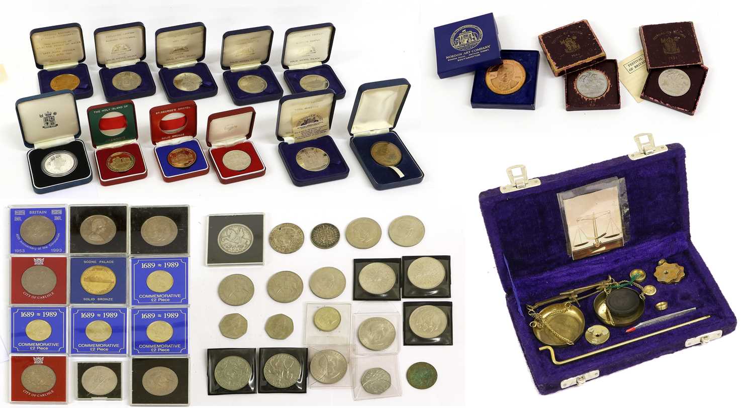 Lot 441 - A Mixed Collection of Silver and Base Metal
